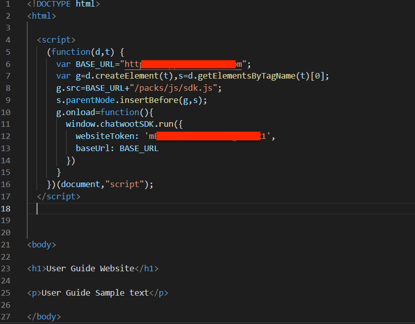 Setting Up Widget - Hoory